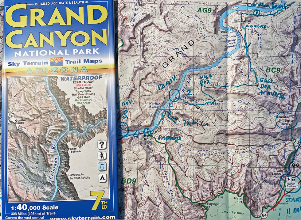 Planning the Escalante Route, Grand Canyon | Overseashiker